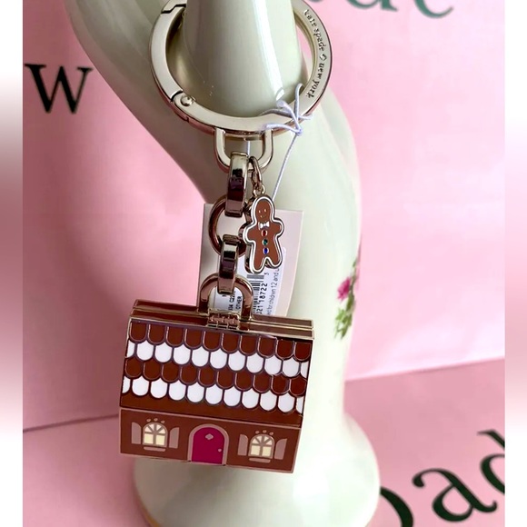 kate spade | Accessories | Nwt Kate Spade Gingerbread House 2k Gold ...
